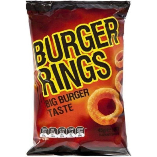 Burger Rings 45G X 18 | Paloma Nuts & Confectionery