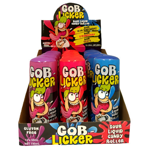 GOB Licker- Sour Candy Roller 60mL (12 pack) – Paloma Nuts & Confectionery
