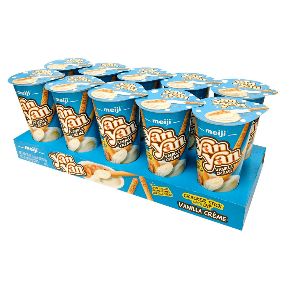meiji Yan-yan! Vanilla Dip Biscuit Snack 44g (10 pack) – Paloma Nuts ...